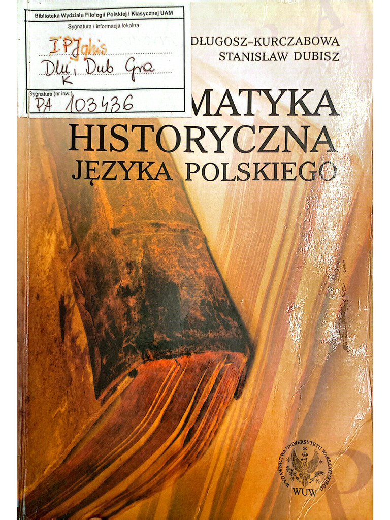Gramatyka historyczna j pol 1 | PDF
