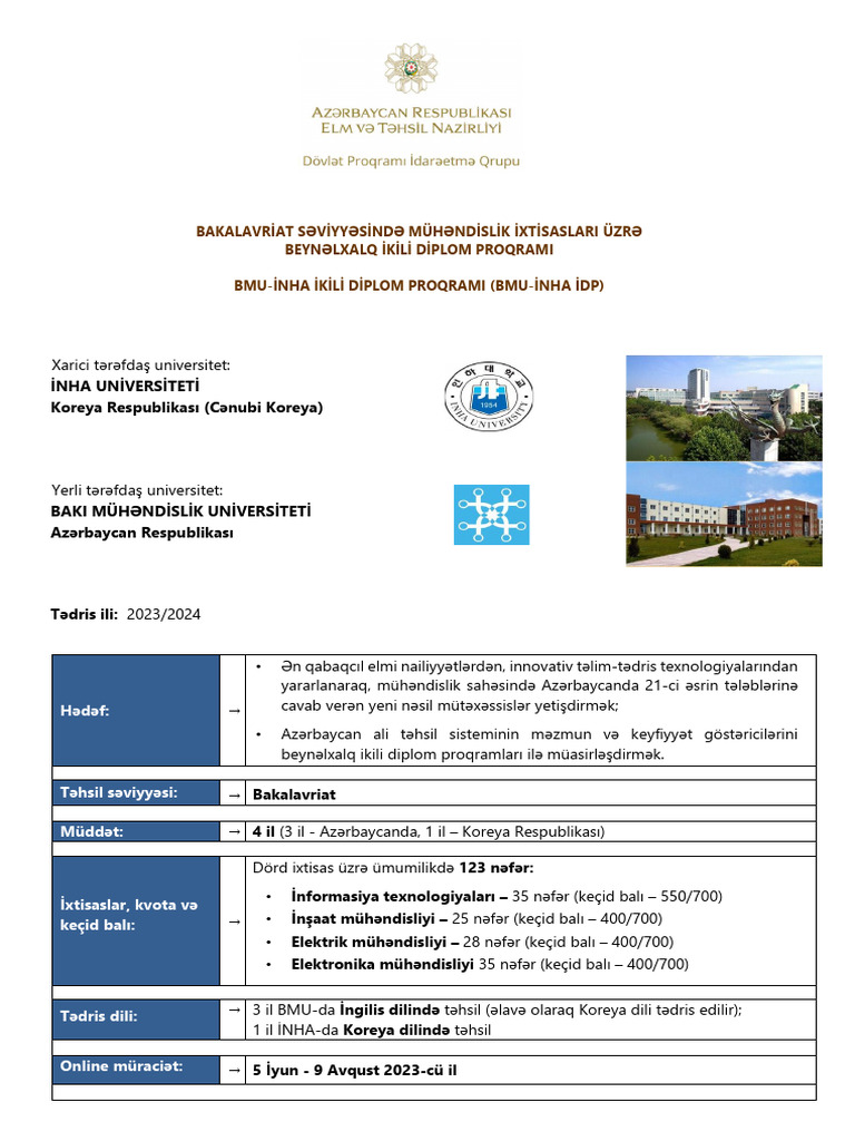 BMU-İNHA İDP 2023 - ELAN (1) | PDF