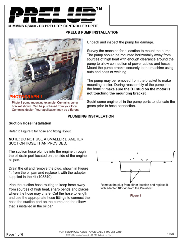 24vdc Prelube Manual | PDF