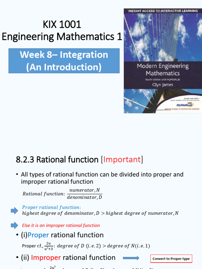 Understanding Rational Functions in Integration | PDF | Algebra | Mathematical Objects
