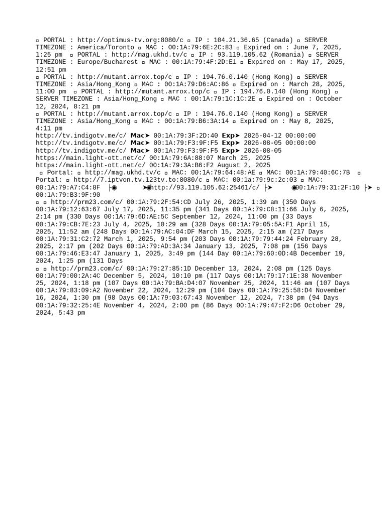 Free STB Emu Codes and Iptv Xtream Codes+m3u Playlists 9 | PDF | Chess | Chess Theory