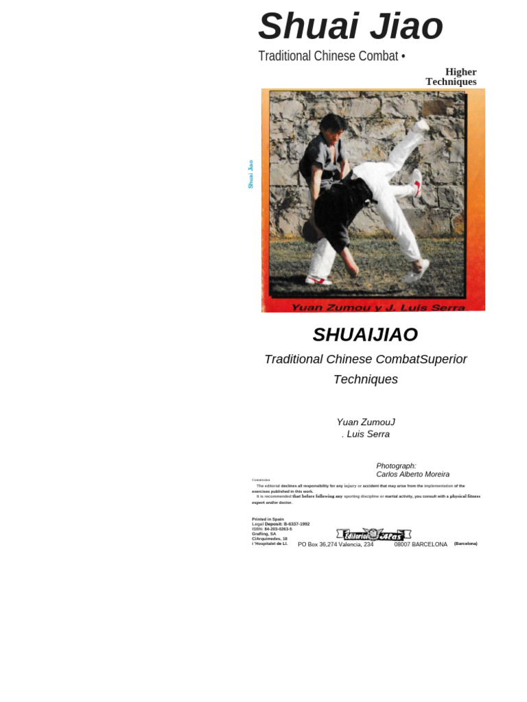 History and Techniques of Shuai Jiao | PDF | Chinese Martial Arts ...