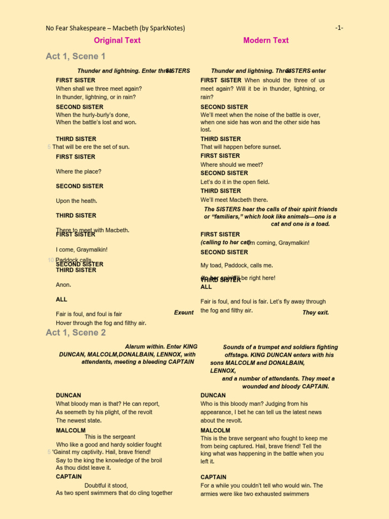 Macbeth Text PDF | PDF | Macbeth | Shakespearean Tragedies