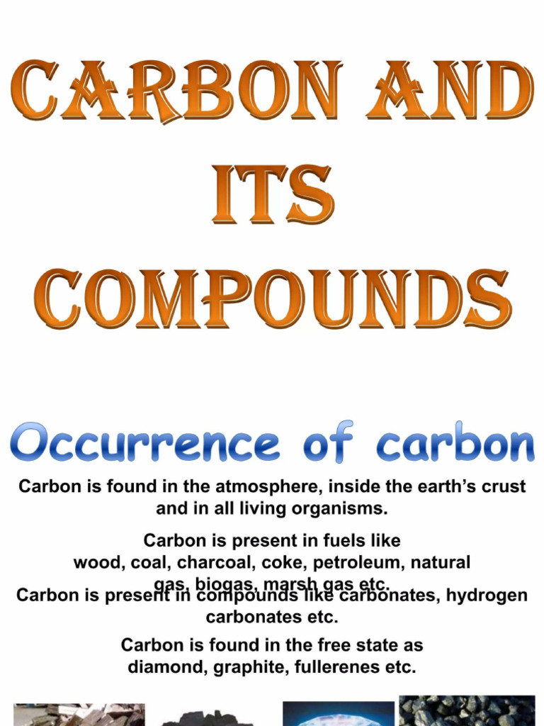 Carbo and Its Compund | PDF