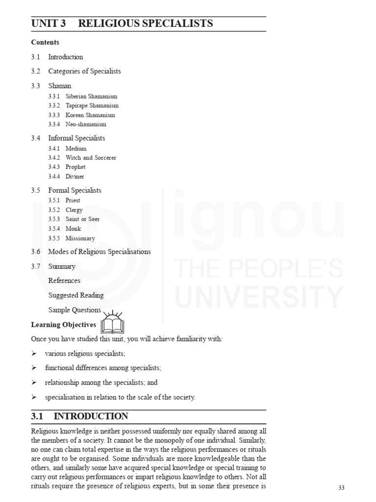 Religious Specialists Mentors4IAS | PDF | Priest | Shamanism