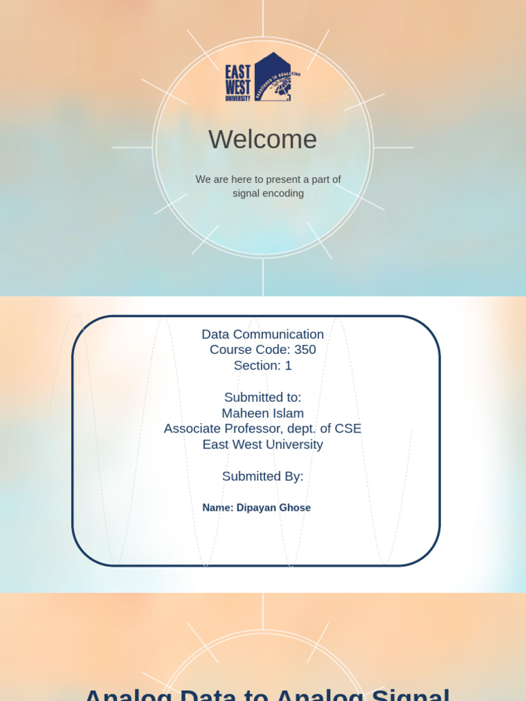 Analog Signal Encoding Techniques | PDF | Modulation | Frequency Modulation