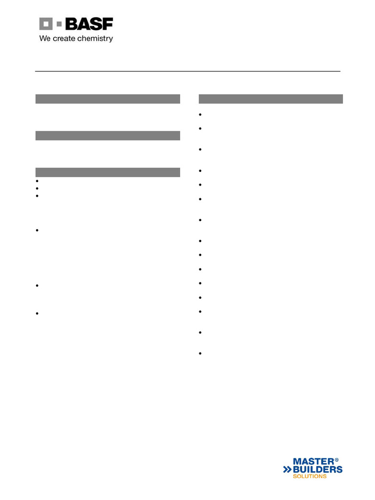 Mastertile 707 Tds | PDF | Flooring | Tile