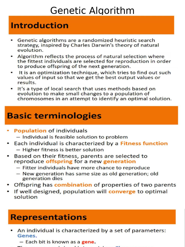 Genetic Algorithm | PDF