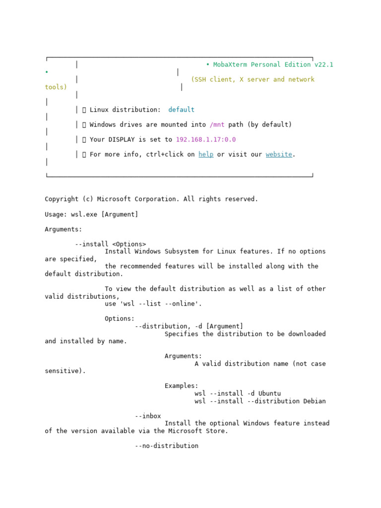 MobaXterm Sessionclosed 20230609 190520 | PDF | Linux Distribution | Computer Architecture