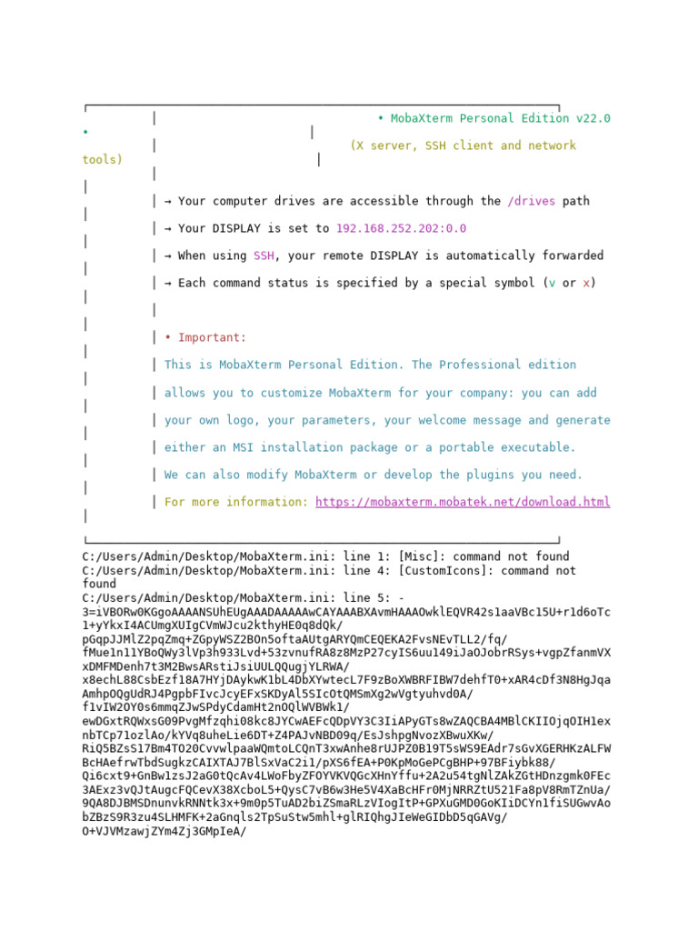 MobaXterm_Sessionclosed_20220924_105504 | PDF | Secure Shell | Computer Science