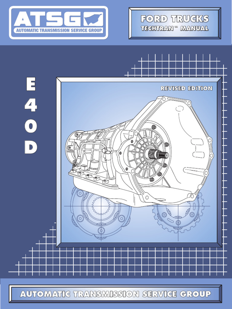 Atsg E4od | PDF | Pump | Lubricant