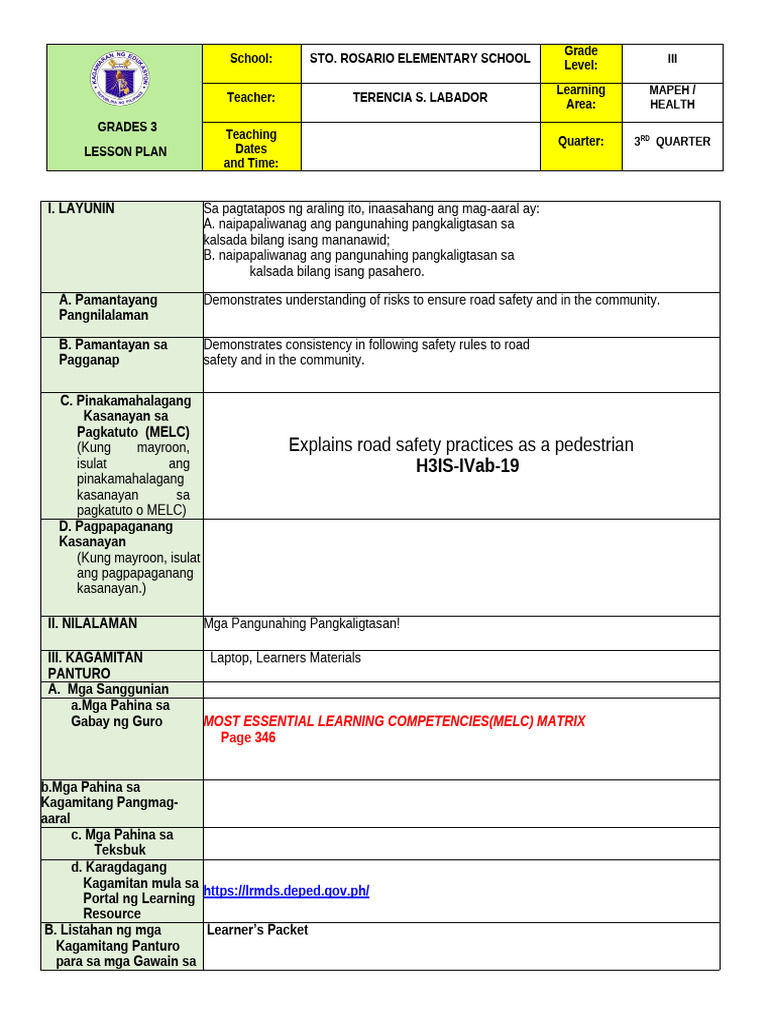 cot HEALTH q4 g3 | PDF