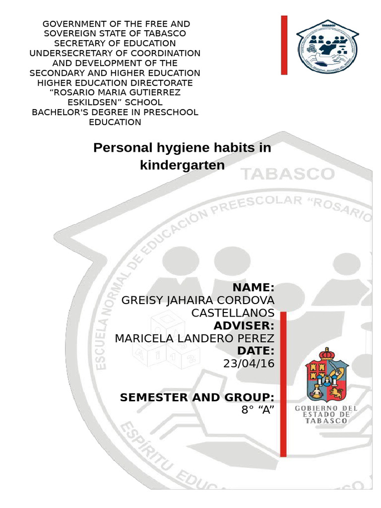 Personal Hygiene Report | PDF | Hygiene | Hand Washing