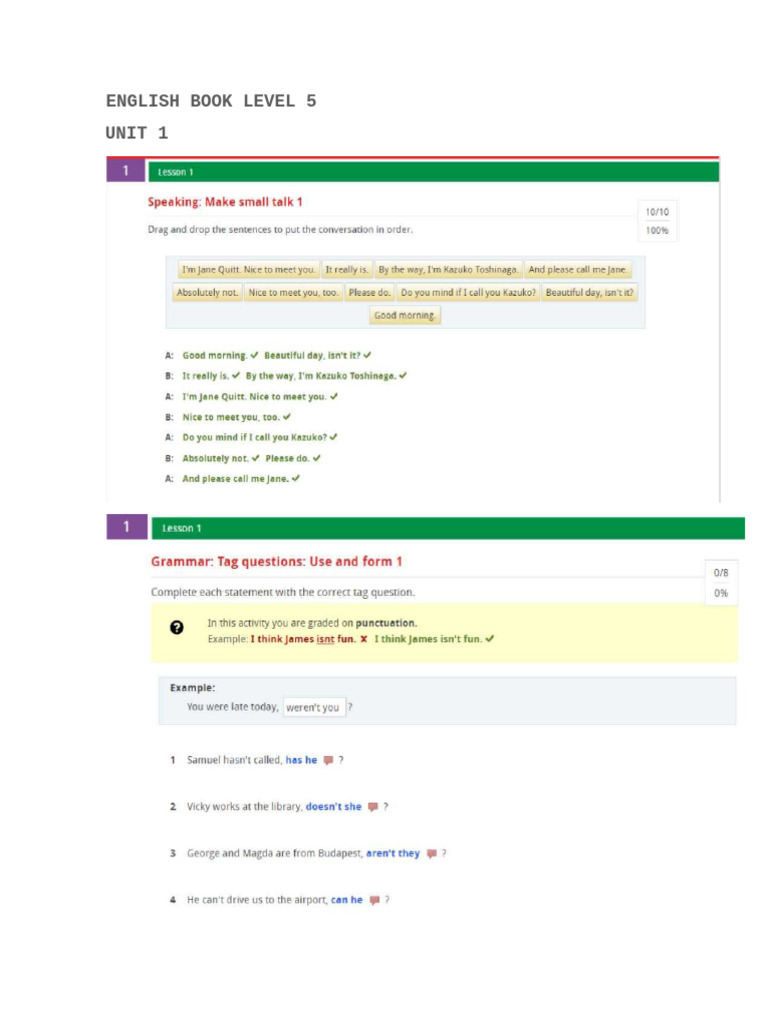 English Book Level 5 Updated | PDF | Reflexology | Etiquette