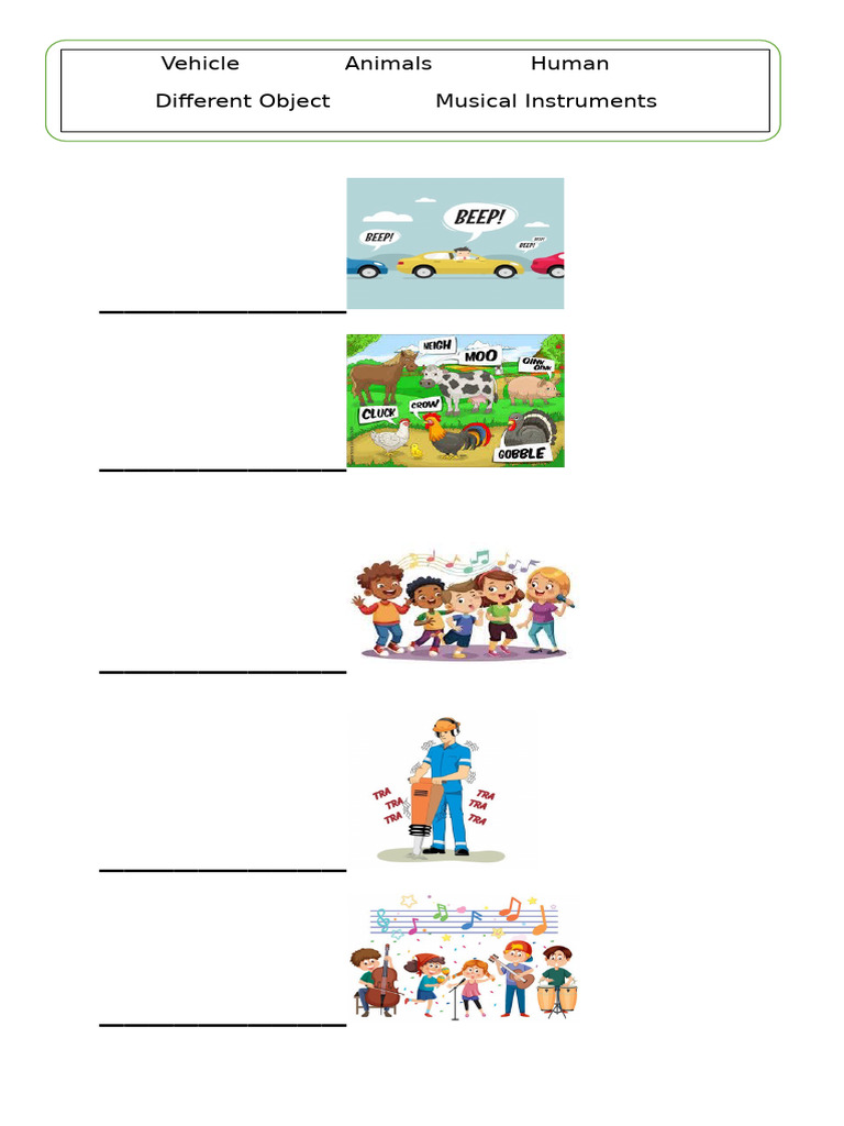 Object Categorization Chart | PDF