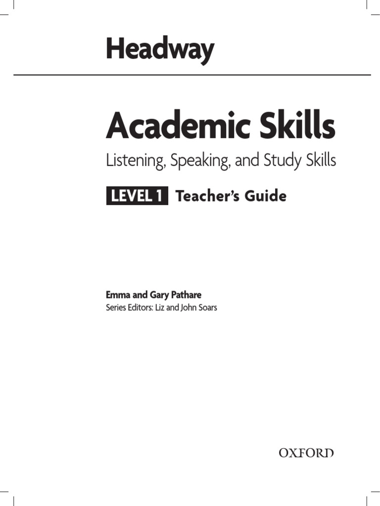 Listening & Speaking Level1, TB | PDF | Question | Vocabulary