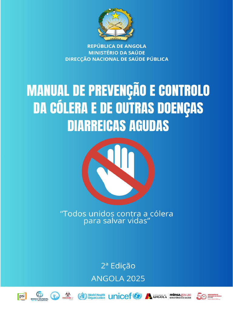 Manual Cólera FINAL V4 - 21-01-2025 PMDCC | PDF | Cólera | Diarreia