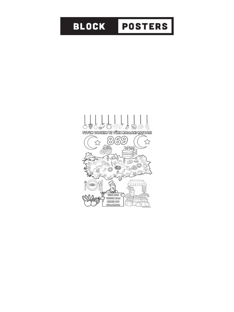 Create A4 Portrait Block Poster | PDF