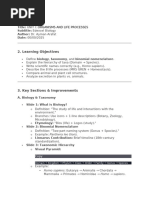 AP Biology Review One Pagers | PDF