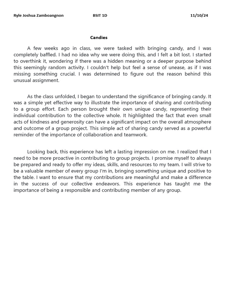 Reflection 5 | PDF