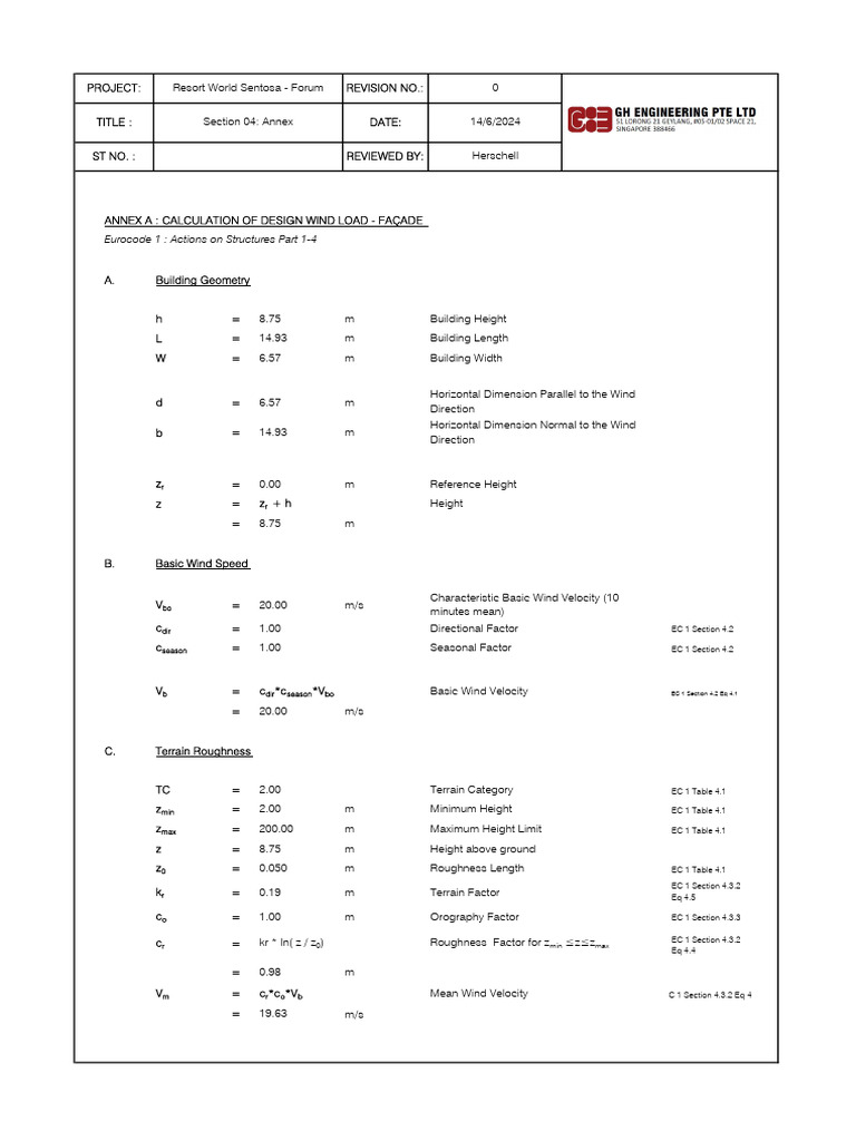 Section 4.1_Windload | PDF | Pressure | Physical Quantities