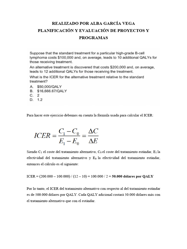Ejercicio Icer | PDF