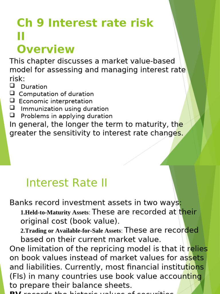 CH 9 Interest Rate Risk II | PDF | Bonds (Finance) | Yield (Finance)