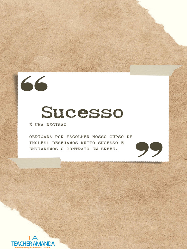 Frase motivacional sucesso é uma decisão story do instagram.pdf | PDF
