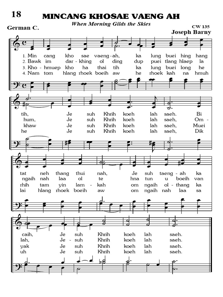 Mincang Khosae Vaeng Ah: Joseph Barny German C | PDF