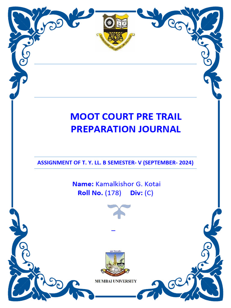 Practical Training - III Civil Sachin V Manish-1 | PDF | Offer And Acceptance | Lawsuit