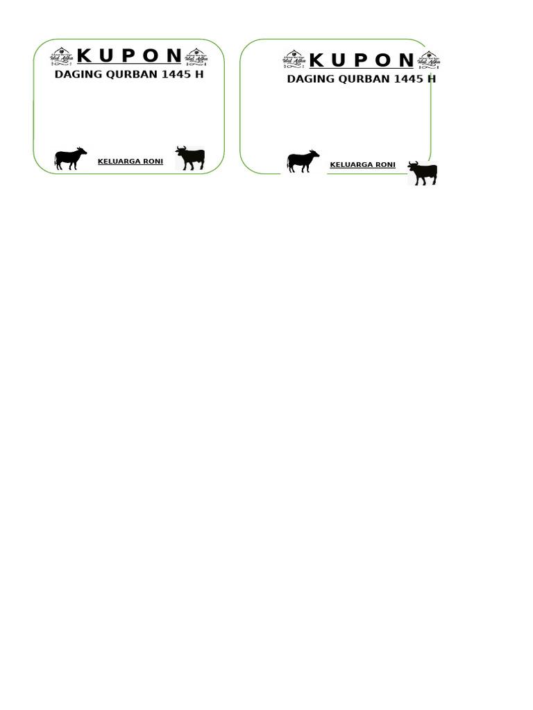 Kupon Kurban | PDF