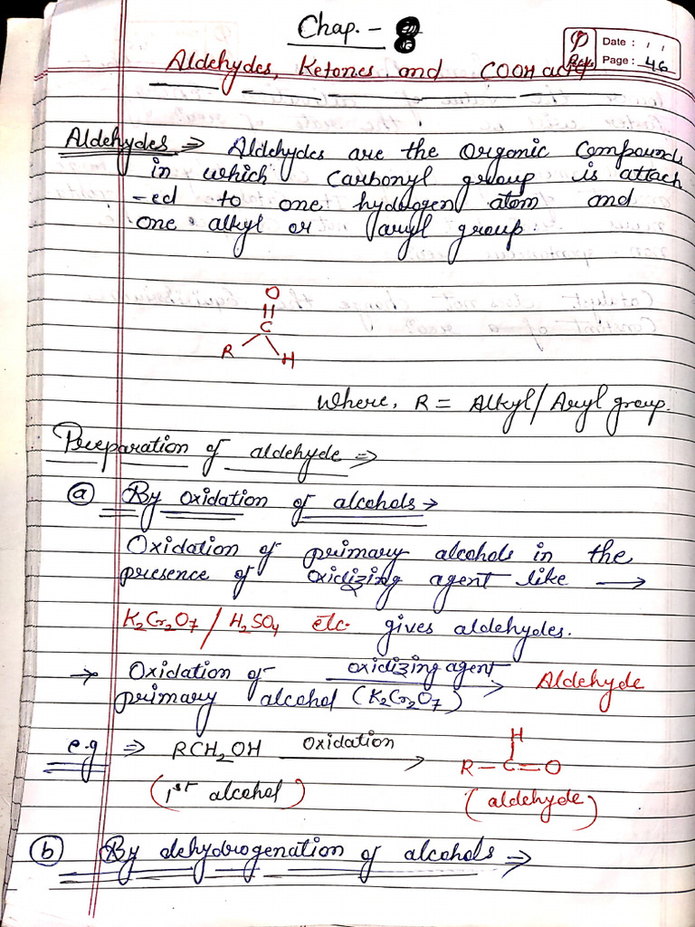 Class 12 Chap 8 Aldehyde Ketone and Carboxylic Acid 2 | PDF