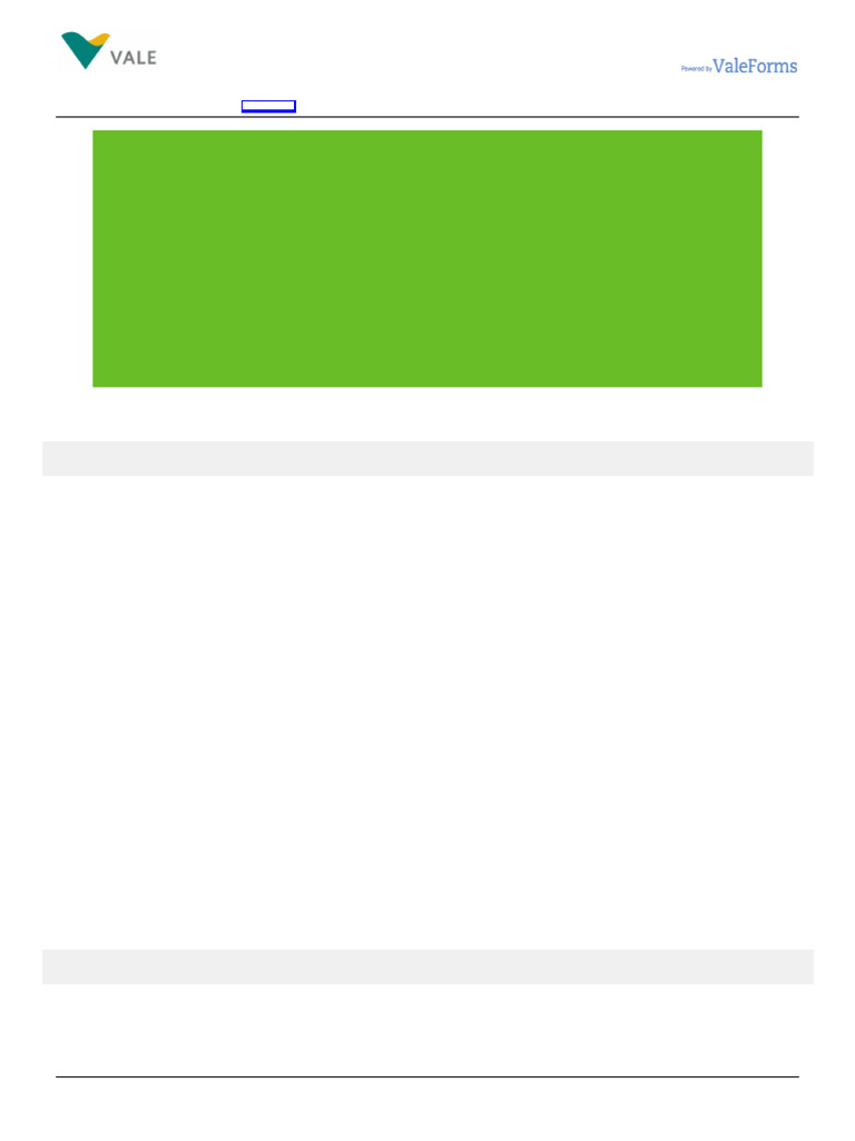 ValeForms - Form - Self Screening 14 | PDF