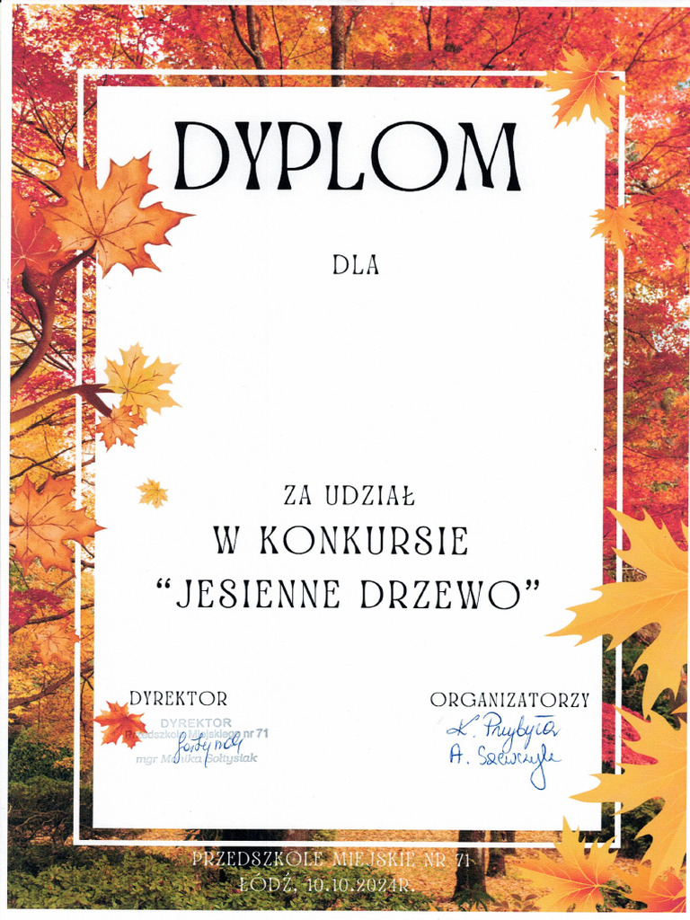 Dyplom Dla Dziecka | PDF
