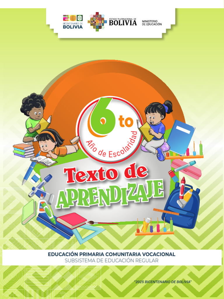 Texto de Aprendizaje-6to Primaria-2025 | PDF | Asunto (gramática) | Canciones