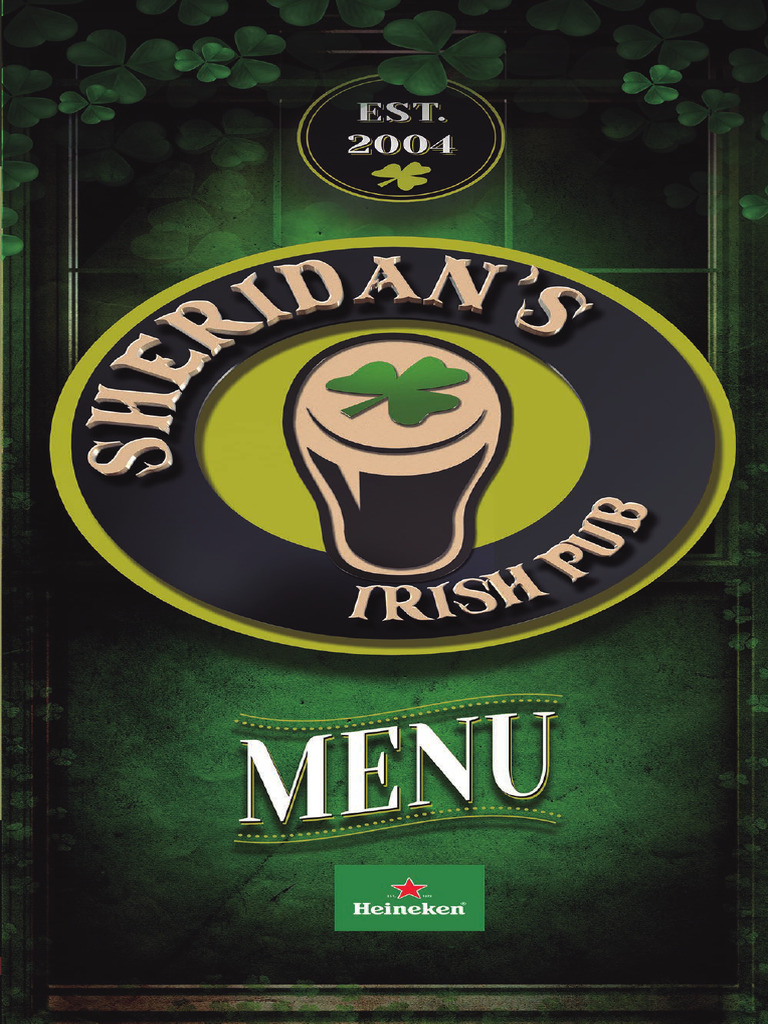 Cardapio Sheridans | PDF