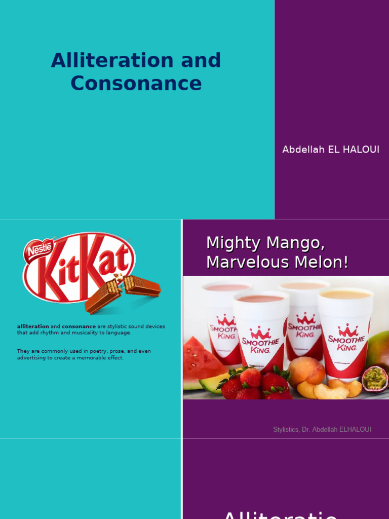 Alliteration and Consonance Explained | PDF | The Raven | Poetics