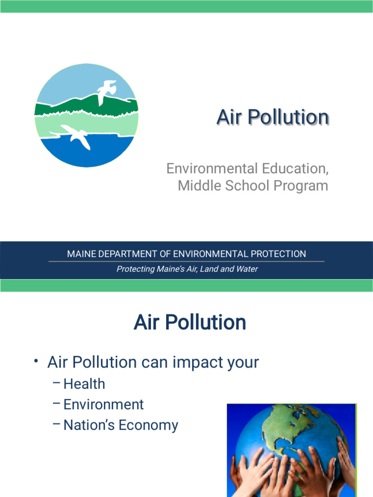Air Pollution Education for Middle School | PDF