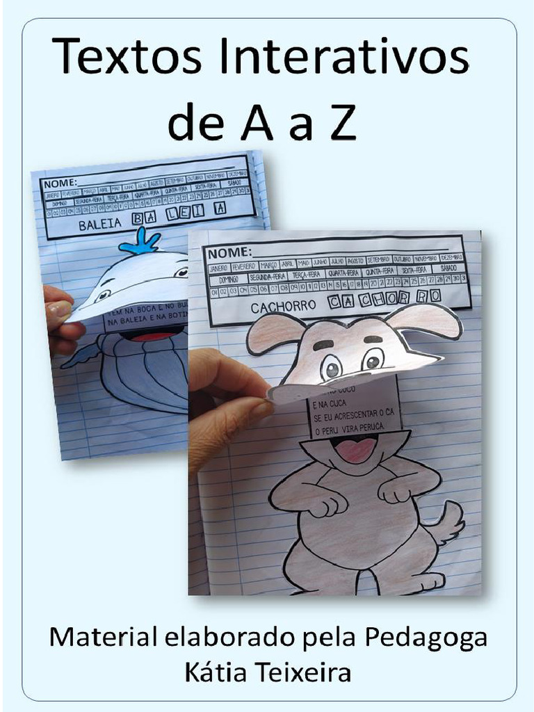 Pacote de Textos Interativos de A A Z Todos 2022 | PDF