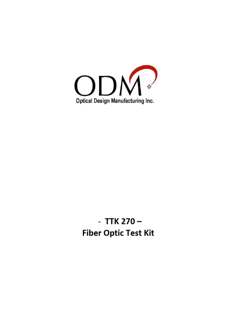 ODM FTTC-LTE Test Document Revd | PDF | Optical Fiber | Information And ...