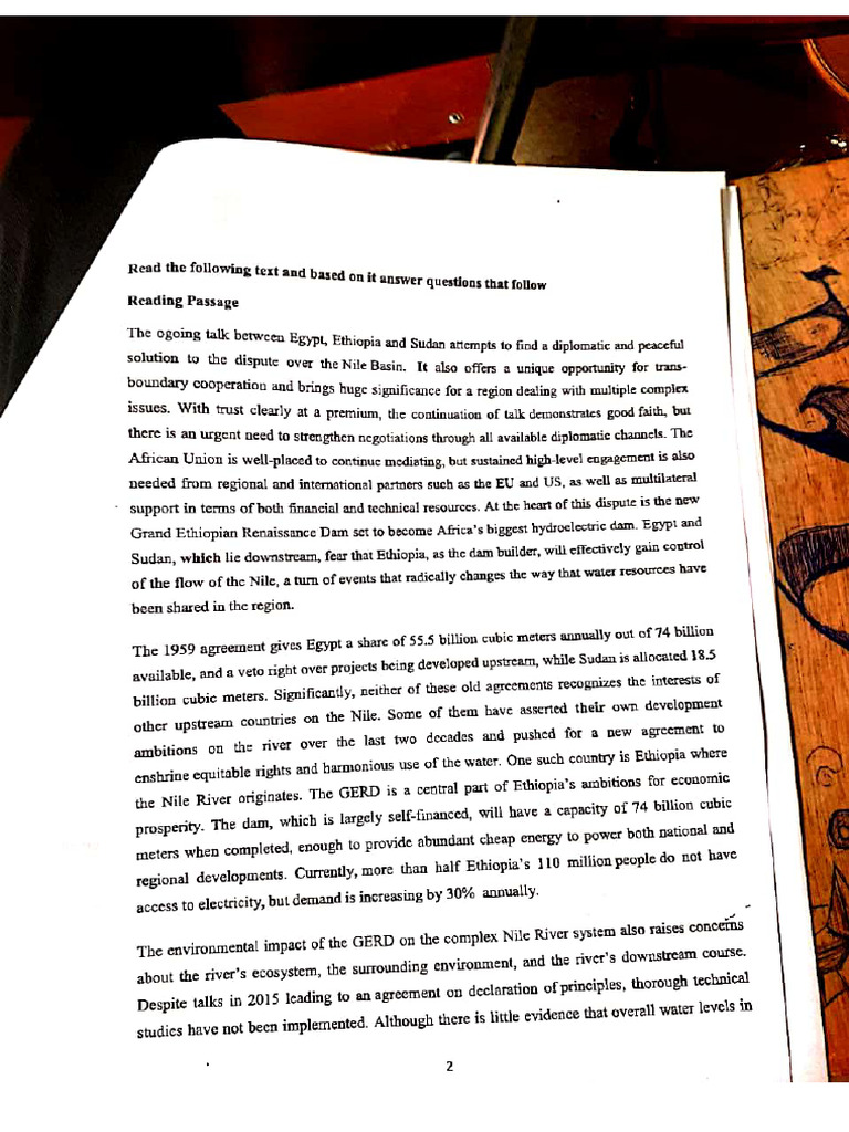 Engilish 2012 AASTU | PDF