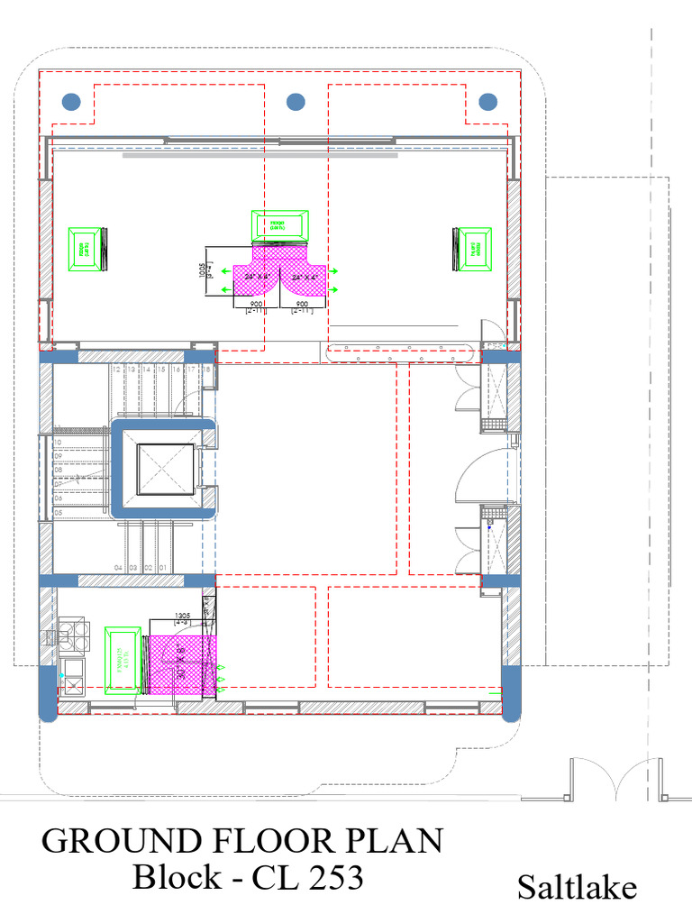 Ground Floor AC Layout@CL 253 | PDF