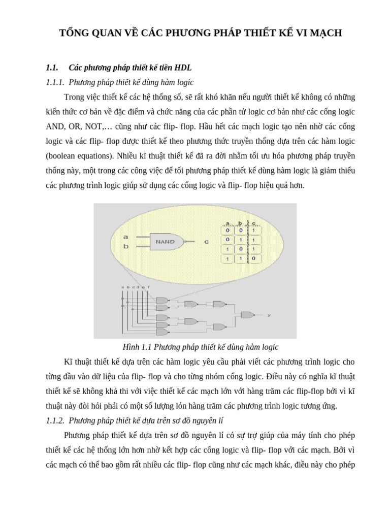 Tong Quan Ve Cac Phuong Phap Thiet Ke VI Mach | PDF