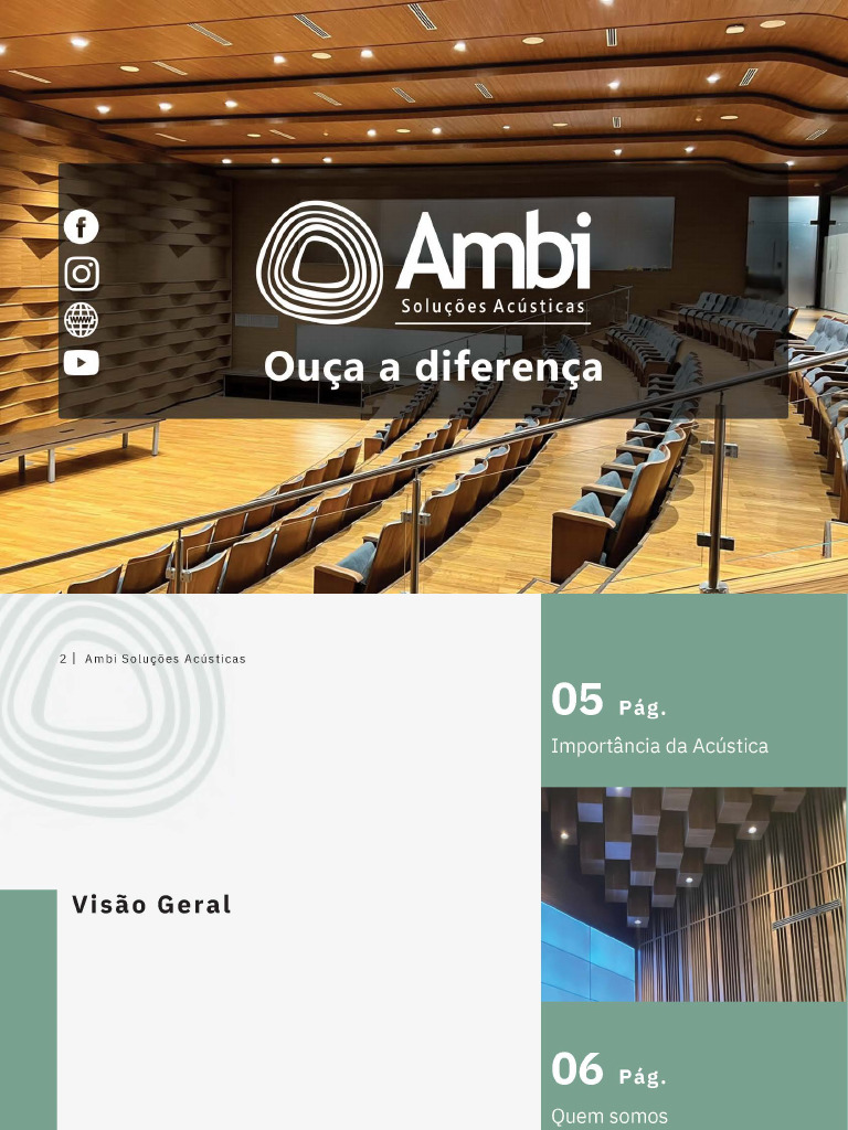 Catálogo Ambi Soluções Acústicas | PDF