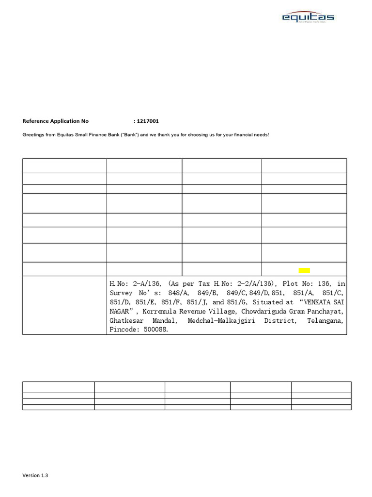 LAP Sanction Letter Format - Version 1.13 (1) - 1 | PDF | Loans | Interest