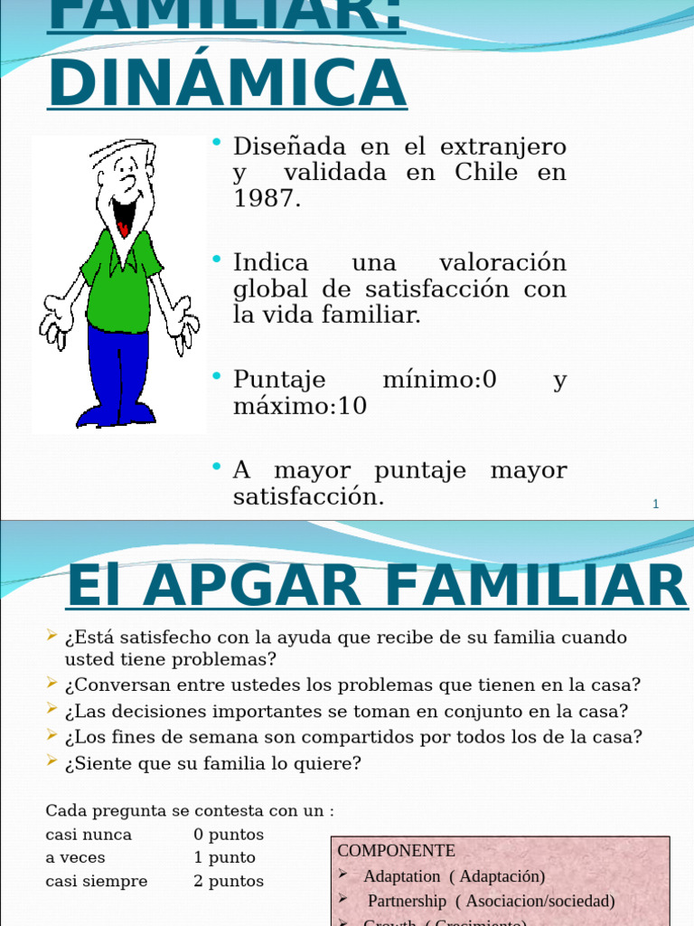 Evaluación APGAR Familiar en Chile | PDF