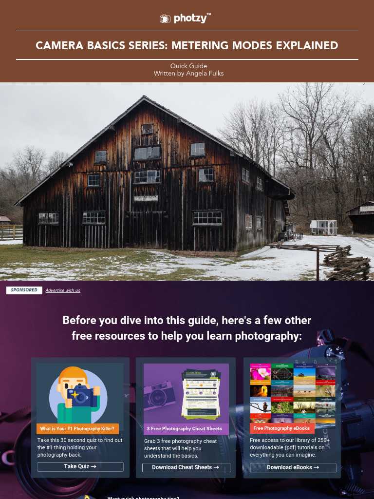 Camera+Basics Metering+Modes | PDF | Exposure (Photography) | Camera