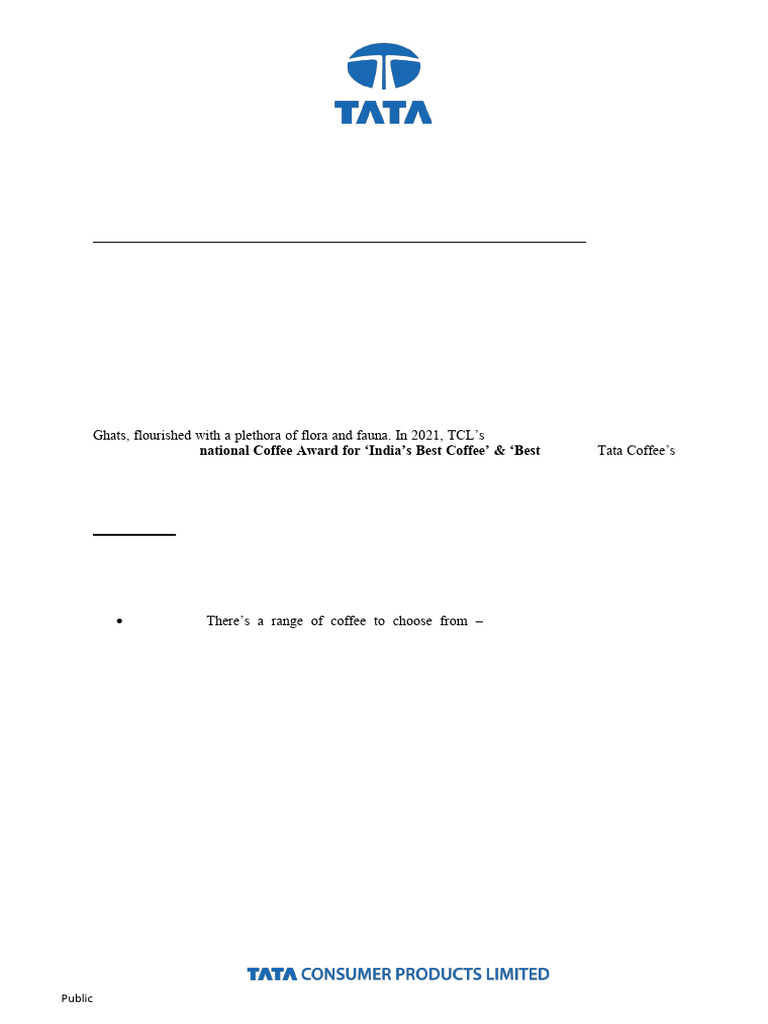 Tata Coffee Vending Machine Proposal - Aroma Kitchen Equipments | PDF ...