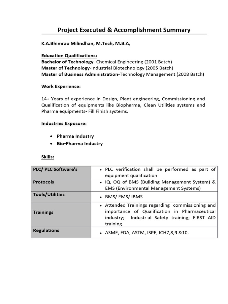 Project Summary (1) | PDF | Verification And Validation