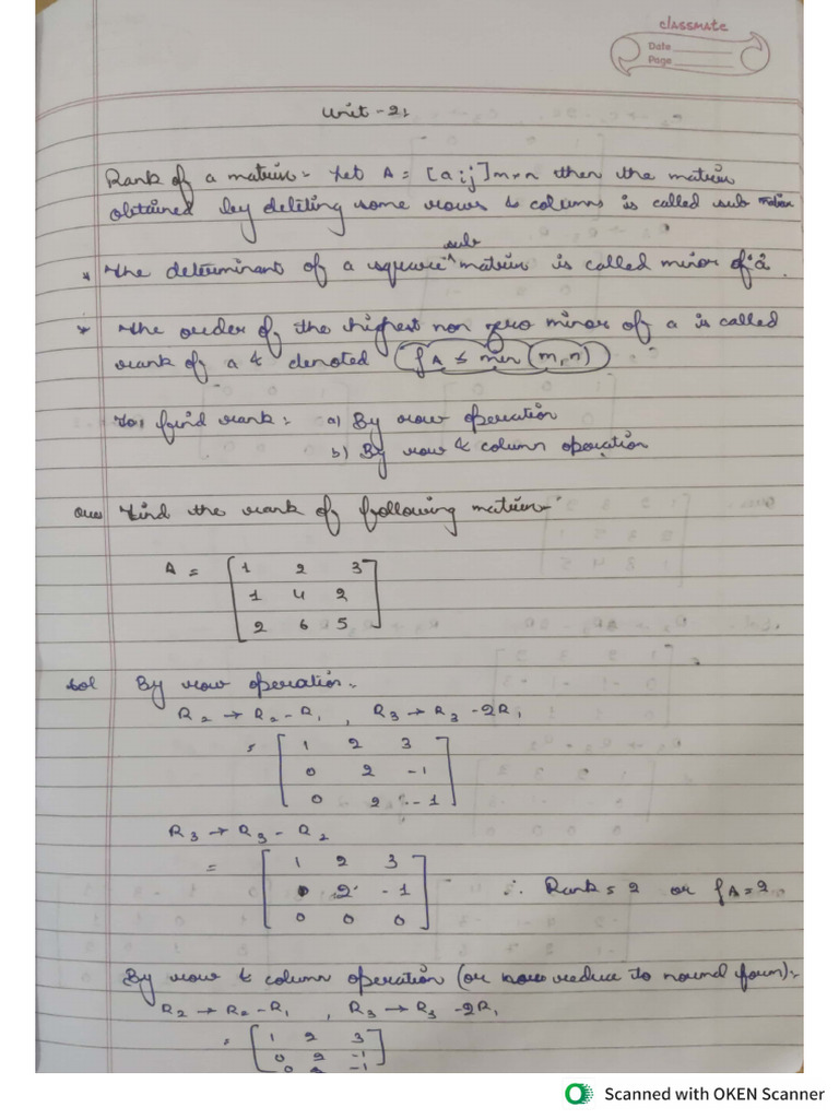 Unit 2 Sem 2 Maths | PDF
